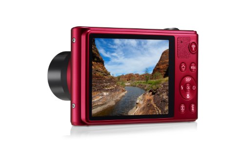 Samsung WB30F 16.2MP Smart WiFi Digital Camera with 10x Optical Zoom and 3.0" LCD Screen (Red) (OLD MODEL)