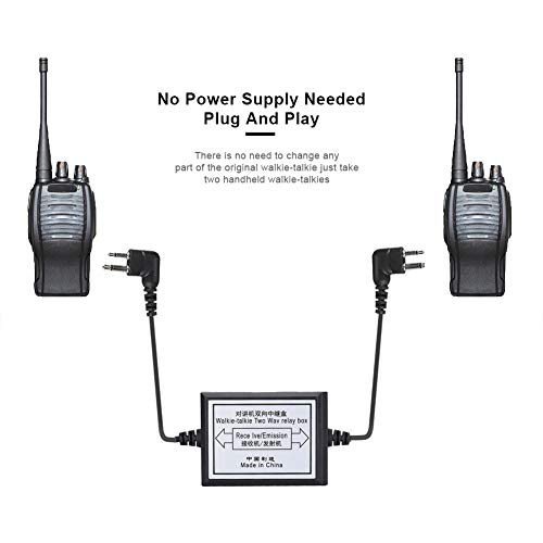 K-head Repeater Box, RPT-2K Relay Walkie Talkie K-head Two Way Radio Repeater Box for Baofeng UV-5R DM-5R GT-3TP Radio