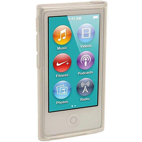 for iPod Nano 7 8 Case, Candy Color Soft TPU Rubber Gel Protective Skin Case Cover for Apple iPod Nano 7 7th 7G Generation 8 8th Generation (Only Clear Color)