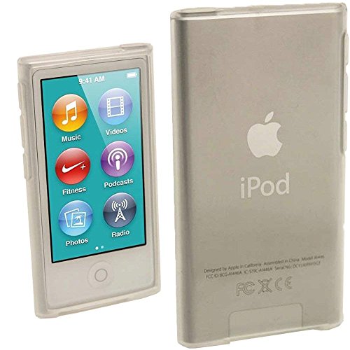 for iPod Nano 7 8 Case, Candy Color Soft TPU Rubber Gel Protective Skin Case Cover for Apple iPod Nano 7 7th 7G Generation 8 8th Generation (Only Clear Color)