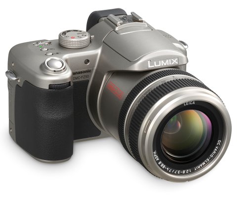 Panasonic DMC-FZ50S 10.1MP Digital Camera with 12x Optical Image Stabilized Zoom (Silver)