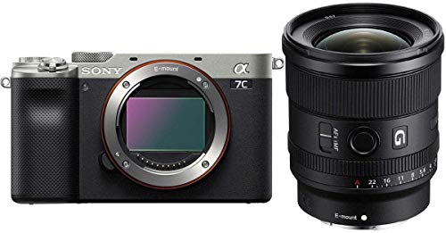 Sony Alpha 7C Mirrorless Digital Camera with 20mm f/1.8 G Lens, Silver