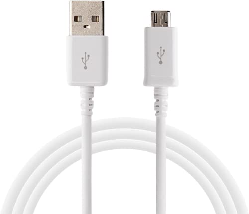 Adaptive Fast Wall Adapter Micro USB Charger for Samsung Galaxy S7 S7 Edge S6 S6 Edge Note 5 Note 4 J2 Prime J7 Prime A5 Bundled with UrbanX Micro USB Cable Cord - 6ft Super Fast Charging Kit - White