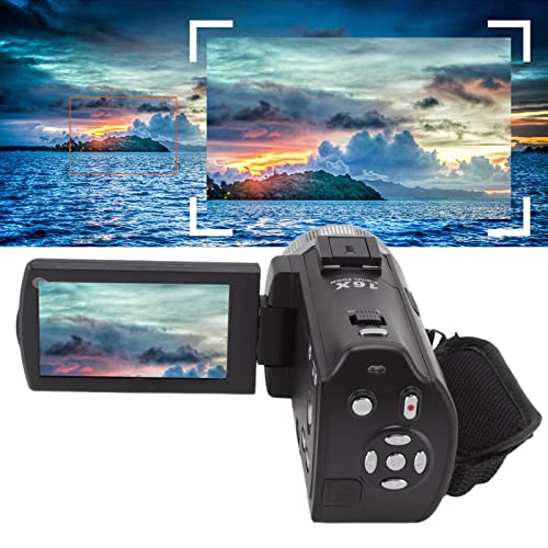 Estink HD Digital Video Camera, 30MP Digital Camera with 3.0 Inch Screen, 16X Digital Zoom,1080P Full HD Video, Wireless Control, Infrared Night Vision Function, Maximum Support 128GB Memory Card(US)