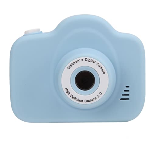 ciciglow Kids Camera, 200W Rear Len 4 x Magnification Removable Silicone Sleeve for Boys&Girls Children Toddler(Blue)