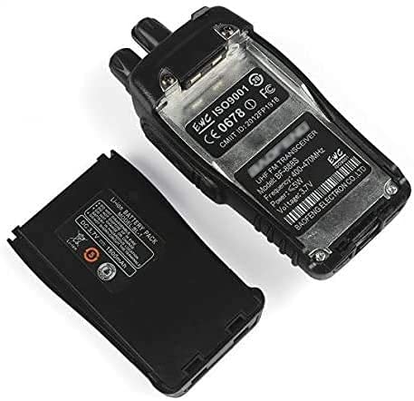 Baofeng BF-888S Ham Two Way Radio, Walkie Talkie with Rechargeable Battery Headphone Wall Charger Long Range 16 Channels (2 Pack)
