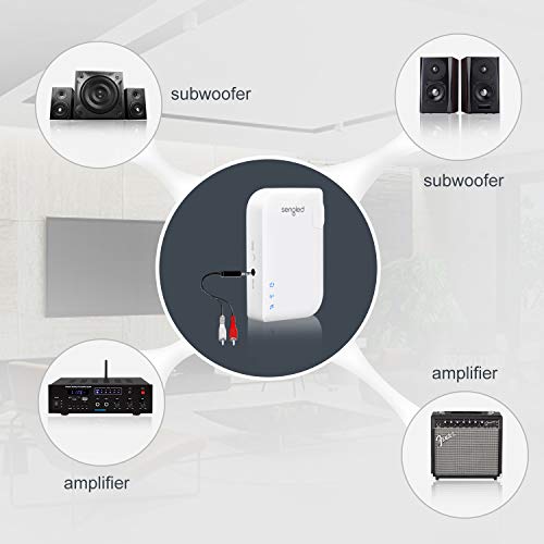 Sengled Pulse AMP Wireless Subwoofer Audio Adapter Enhance The Bass of a Pulse Sound Speaker System, Requires Master Bulb Pair, 1 Year Limited Warranty, White