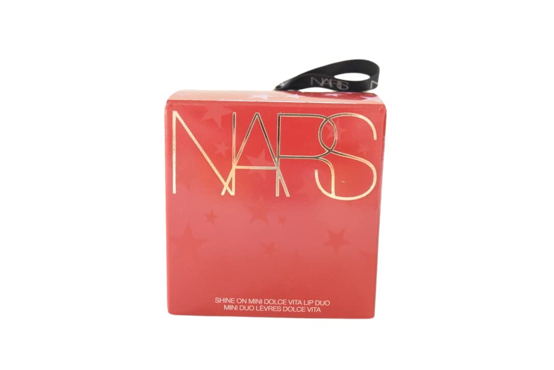 NARS Mini Shine On Dolce Vita Lip Duo Set:: Mini Velvet Matte Lip Pencil in Dolce Vita and Mini Afterglow Lip Shine in Dolce Vita