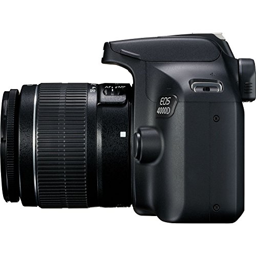 Canon EOS 4000D DSLR Camera with 18-55mm f/3.5-5.6 III + 500mm/1000mm Preset Telephoto Lens + Extra LP-E10 Rechargeable Battery Professional Accessory Bundle