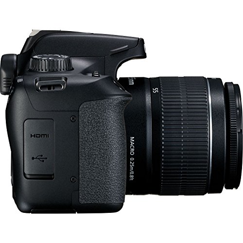 Canon EOS 4000D DSLR Camera with 18-55mm f/3.5-5.6 III + 500mm/1000mm Preset Telephoto Lens + Extra LP-E10 Rechargeable Battery Professional Accessory Bundle