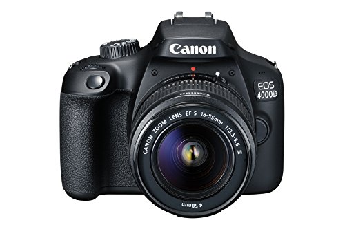 Canon EOS 4000D DSLR Camera with 18-55mm f/3.5-5.6 III + 500mm/1000mm Preset Telephoto Lens + Extra LP-E10 Rechargeable Battery Professional Accessory Bundle