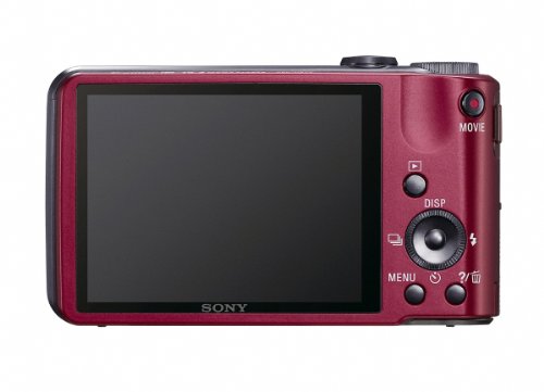 Sony Cyber-Shot DSC-HX7V 16.2 MP Exmor R CMOS Digital Still Camera with 10x Wide-Angle Optical Zoom G Lens, 3D Sweep Panorama, and Full 1080/60i HD Video (Red)