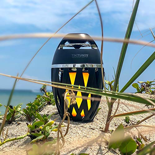 Limitless Innovations TikiTunes Portable Bluetooth 5.0 Indoor/Outdoor Wireless Speaker, LED Torch Atmospheric Lighting Effect, 5-Watt Audio USB Speaker, 2000 mAh Battery for iPhone/iPad/Android