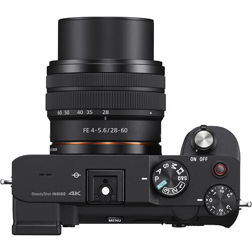Sony a7C Mirrorless Camera Bundle (Black)- ILCE7C/B with FE 50mm f/1.8 Lens + Prime Accessory Package Including 128GB Memory, TTL Flash, Extra Battery, Software Package, Auxiliary Lenses & More
