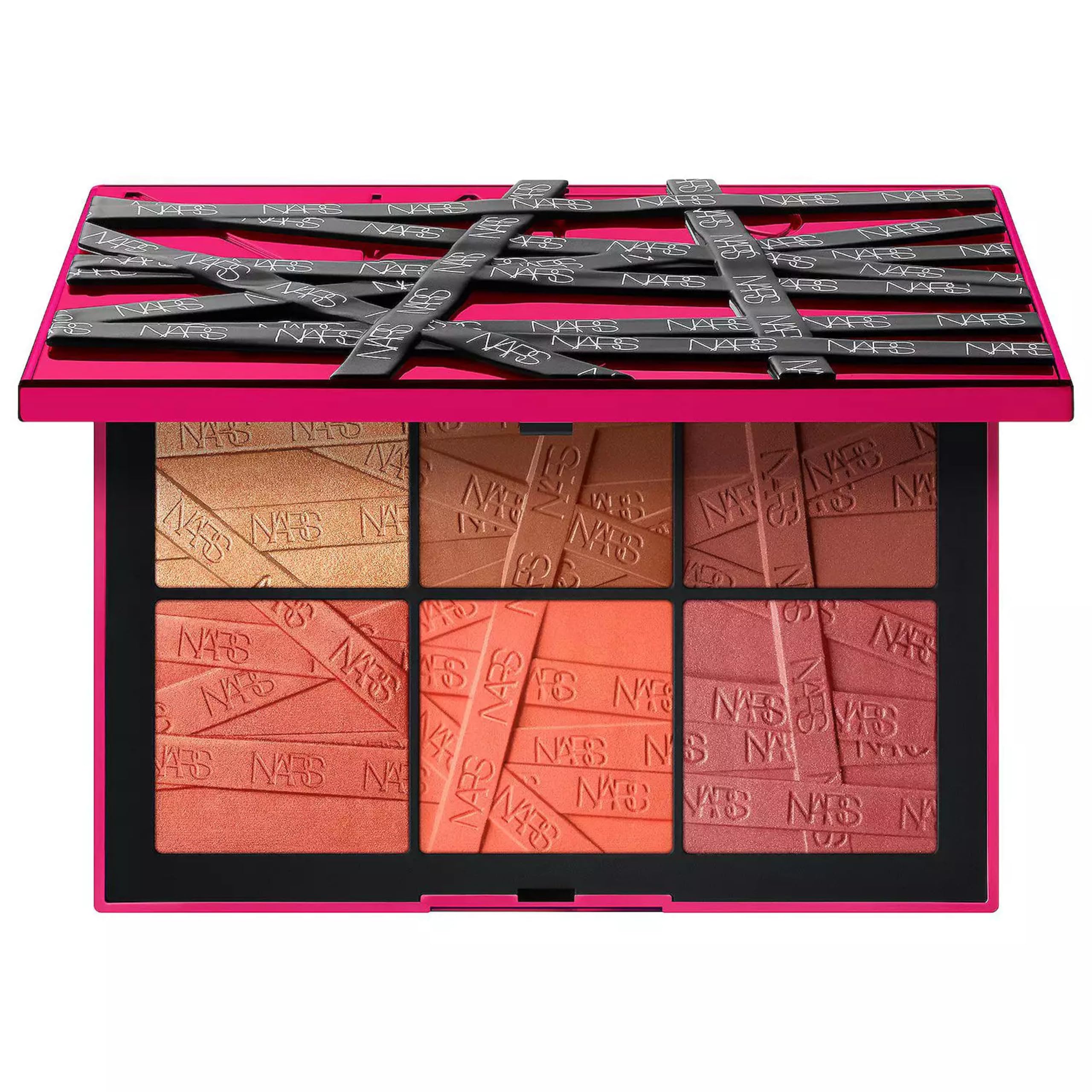 NARS High Profile Cheek Palette - Set Contains 6 Blush Shades in Nude Revue, Spin Off, High Demand, Hit it Off, Showdown, Just Lust