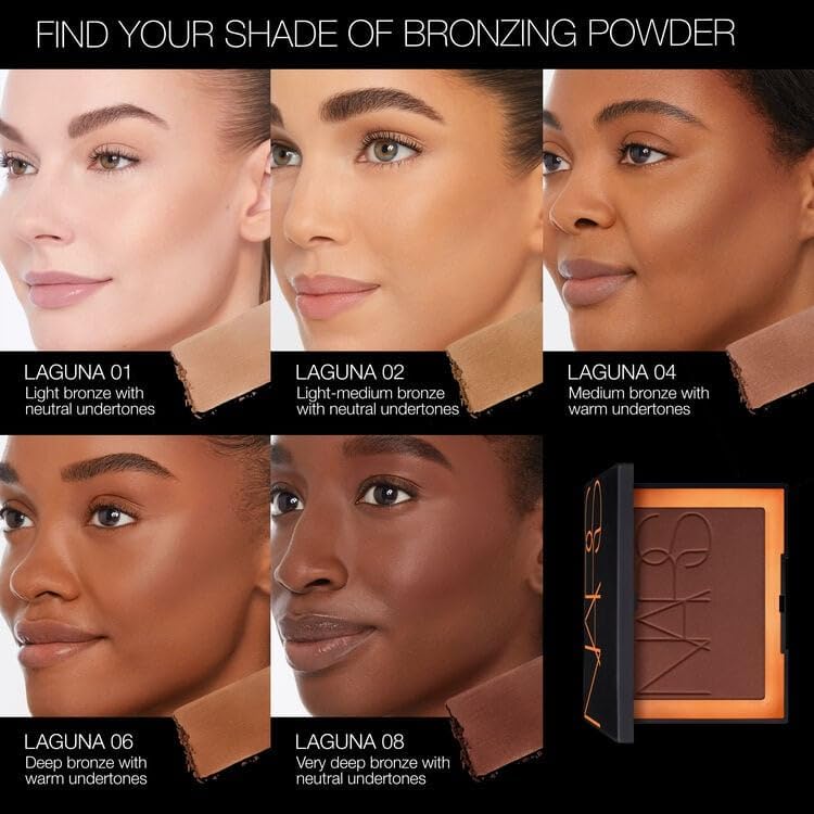NARS LAGUNA Talc-Free Bronzing Powder - Laguna 02 (Original) - MINI Travel Size 3.5g, 0.12 Ounce (Pack of 1)