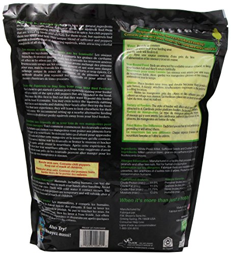 F.M. Brown'S Bird Lover'S Blend No Squirrel Just Birds, 5-Pound
