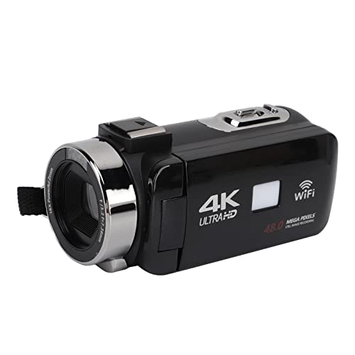 Digital Camera, Vlogging Camera 3.0 Inch IPS Touch Screen 48MP Image Resolution with 1500mAh Lithium Camera Battery for Campus Records