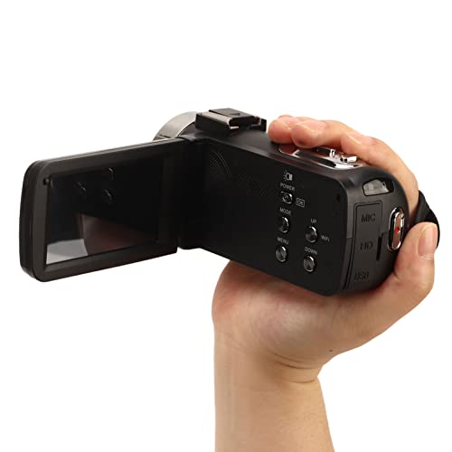 Digital Camera, Vlogging Camera 3.0 Inch IPS Touch Screen 48MP Image Resolution with 1500mAh Lithium Camera Battery for Campus Records