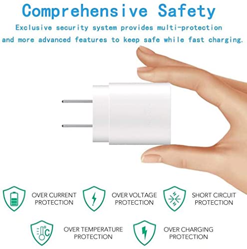 Samsung USB-C Super Fast Charging Wall Charger-25W PD Charger Adapter with Type-C Cable(5ft) for Samsung Galaxy S22/S22 Ultra/S22+/S21/S21+/S21 Ultra/S20/S20+/S20 Ultra/Note 20 Ultra(White)