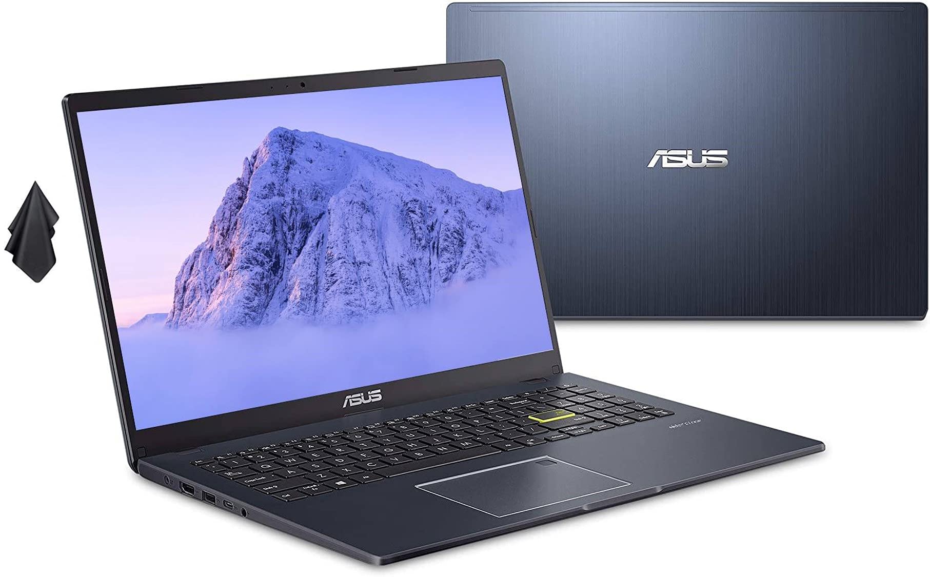2022 ASUS L510 Ultra Thin Laptop, 15.6" FHD Display, Intel Celeron N4020 Processor, 4GB RAM, 256 GB Storage, 8Hrs+ Battery Life, Backlit Keyboard, Windows 10 Home + 1 Year Microsoft 365, Star Black