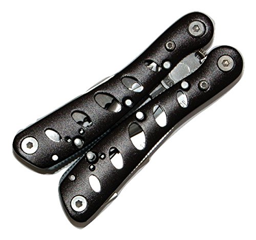 Tools of LifeĀ® Multitool Deluxe Black-Multi Tool Pouch Folding Hand Tool, Multifunction, Multipurpose Survival Tool with Gift Box
