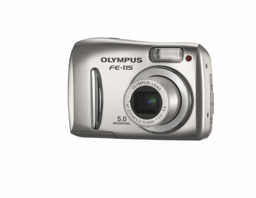 Olympus FE-115 5MP Digital Camera with 2.8x Optical Zoom