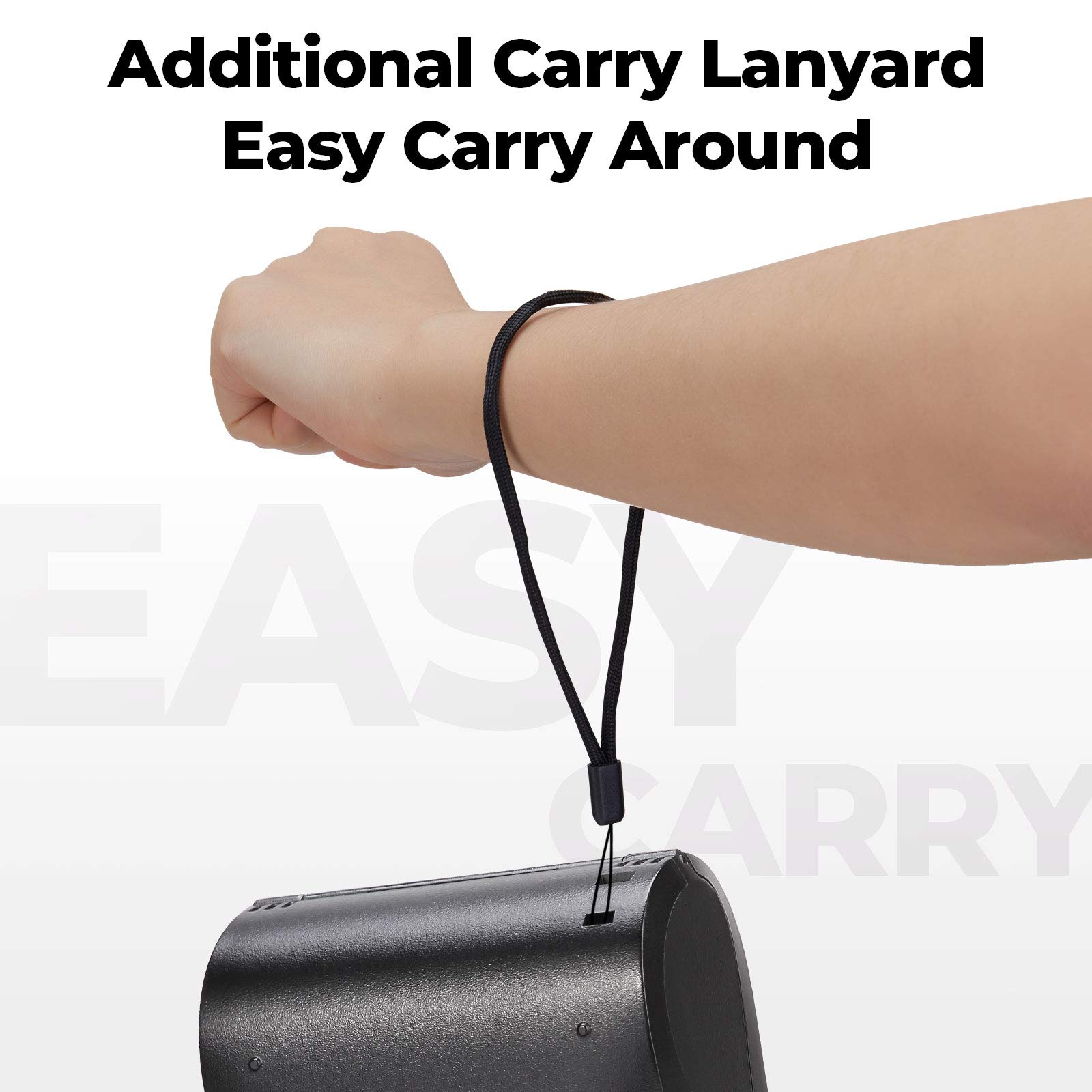 MUNBYN Android Wireless Bluetooth Thermal Printer with Carry Case, Portable Mini 2 Inches 58mm Bill Receipt Printer Impresora térmica, Thermal POS Printer Support ESC/POS/Star Command