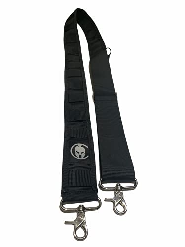 Modern Culture Firefighter EMS Radio Strap (52in. to 63in.), Tactical, Adjustable, Multi- Use, EMS, Firefighter, Police, Ranger, First Responder (Black)