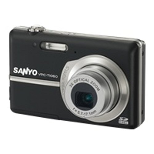 Sanyo Xacti VPC-T1060 10MP Digital Camera w/ 3x Optical Zoom 2.8 LCD - Black"
