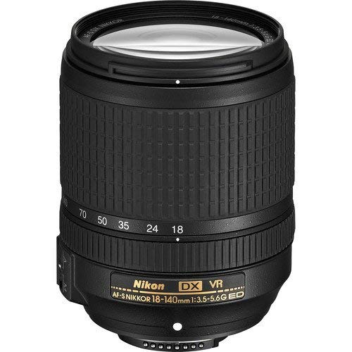 Nikon Intl Nikon D7500 DSLR Camera Kit with 18-140mm VR Lens | Built-in Wi-Fi | 20.9 MP CMOS Sensor | EXPEED 5 Image Processor and Full HD | SnapBridge Bluetooth Connectivity (Renewed)