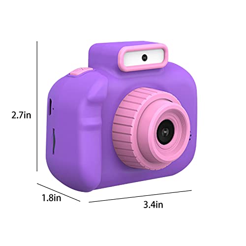 4800W Front and Rear 1080P HD Children's Digital Came-ra Video and Games with Flashlight 800mah Battery Portable Mini Digital Camera for Children