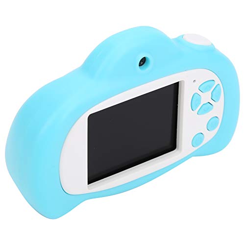 PAKIDS Kids Camera, 2 inch IPS HD Display Screen 1080P Cartoon Kids Camera Children Toy Cameras with Front and Rear Dual Cameras,Mini Camera(Blue) (Color : Blue)
