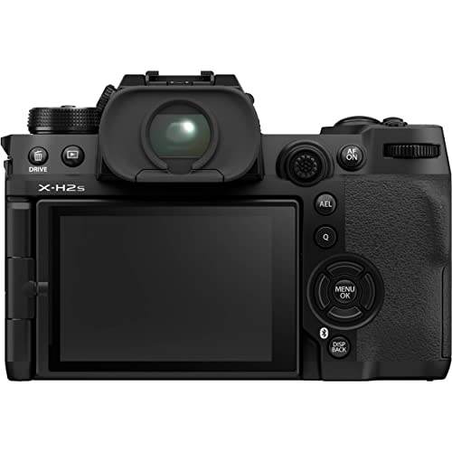 Ultimaxx Basic Bundle + FUJIFILM X-H2S Mirrorless Camera (Body Only) + SanDisk 64GB Ultra Memory Card, 1x Spare Battery (2400 mAh), Memory Card Reader, Manufacturerâs Accessories & More (23pc Bundle)