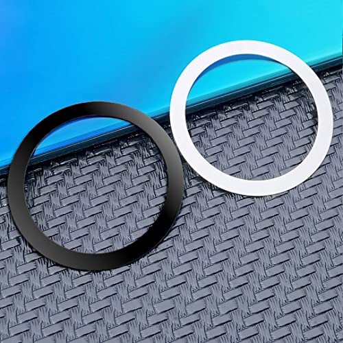 DXLTMY 10 Pack Magnetic Wireless Charger Universal Metal Rings with Sticker, Universal Ultra Thin Metal Rings Compatible with