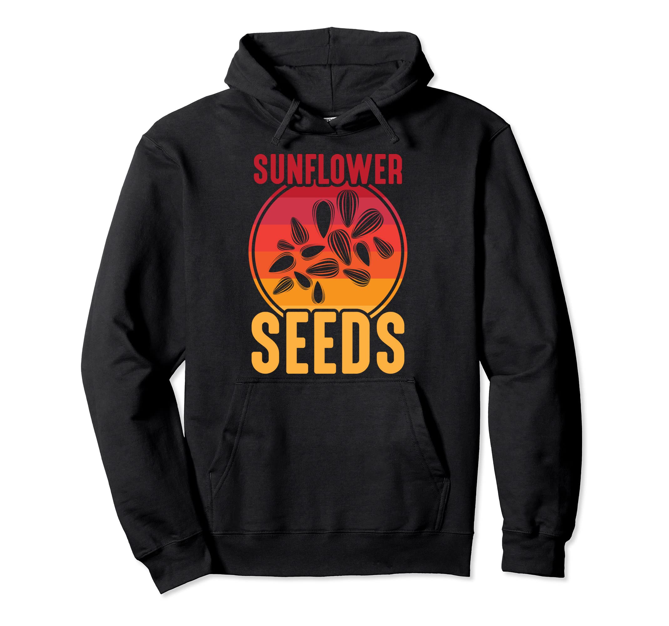 Sunflower Seeds Graphic Flower Gardening Pullover Hoodie