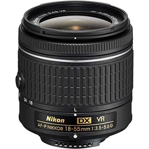Nikon D3500 24.2MP DSLR Digital Camera with 18-55mm and 70-300mm Lenses (1588) Deluxe Bundle with 64GB SD Card + Large Camera Bag + Filter Kit + Spare Battery + Telephoto Lens (Renewed)
