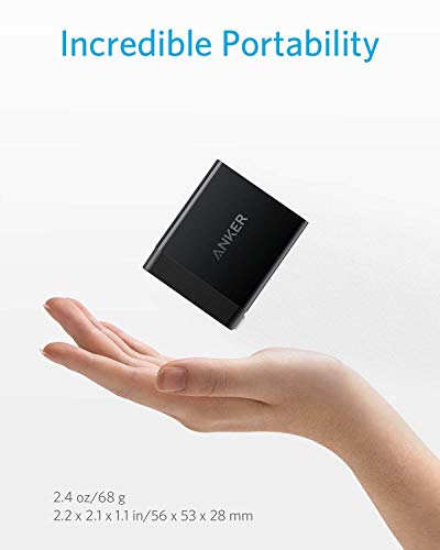 Quick Charge 3.0, Anker 18W Wall Charger (Quick Charge 2.0 Compatible) Powerport+ 1 for Wireless Charger, Galaxy S10e/S10/S9, Note 9/8, LG G7, iPhone and More (USB-A to USB-C Cable Included)