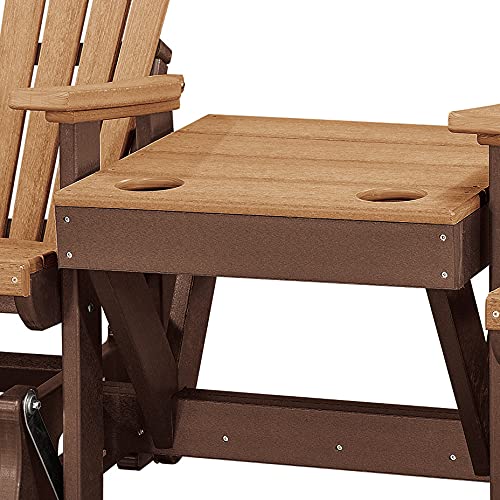 American Furniture Classics OS Home and Office 515CTB-K Double Glider, One Size, Cedar/Tudor Brown