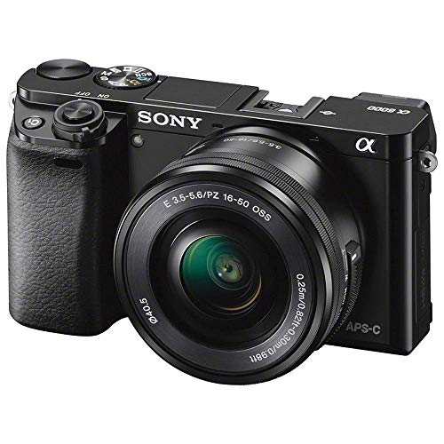 Sony Alpha a6000 Mirrorless Camera with 16-50mm Lens Black with Sony FE 85mm Lens, Soft Bag, Additional Battery, 64GB Memory Card, Card Reader, Plus Essential Accessories
