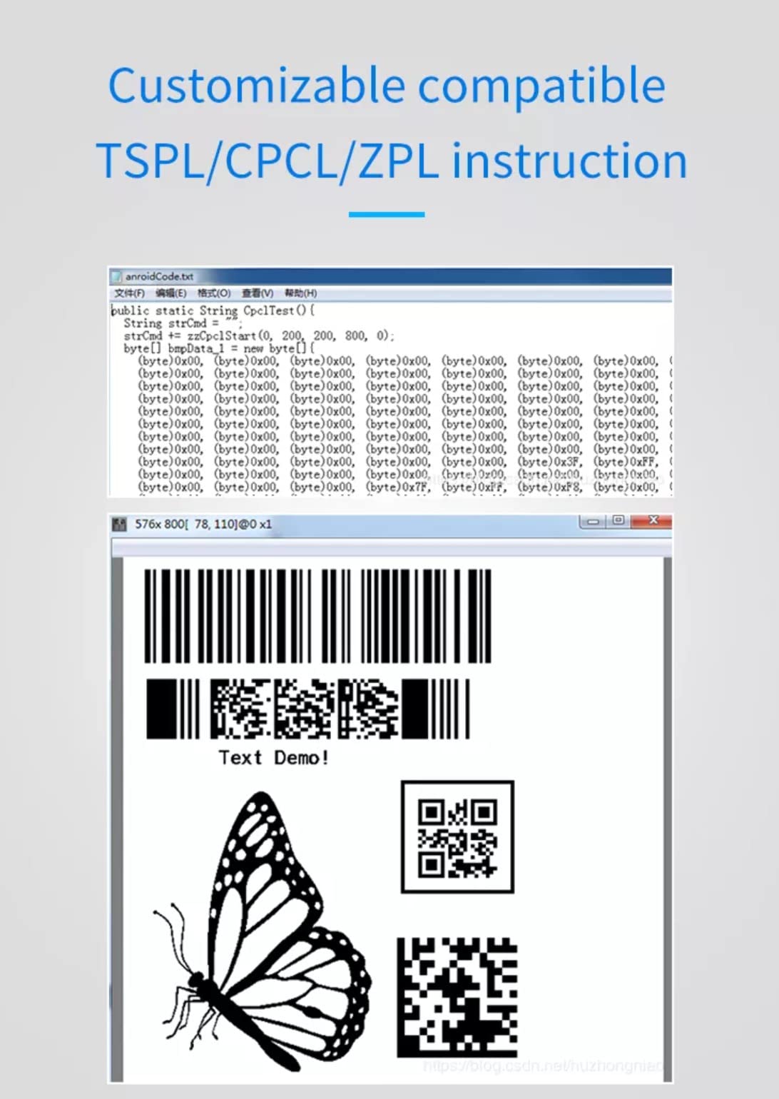 3 Inch 80mm USB Desktop Thermal Barcode Sticker Label Printer