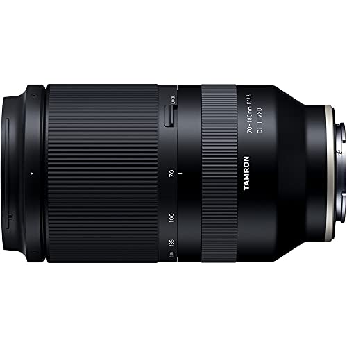 Tamron 70-180mm f/2.8 Di III VXD Lens for Sony E (AFA056S-700) Intl Model Bundle with 64GB SD Card + Lens Case + Wireless Remote + Tripod + 3-Piece Filter Kit + Wide Angle Lens + Lens Cleaning Kit