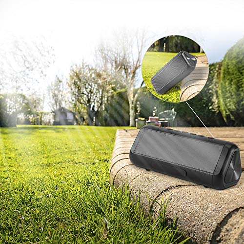 YPWA Bluetooth Speaker,High Power 12W,36 Hours Playback Time (Built-in 5000mAh Battery)