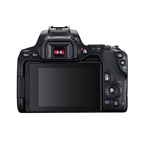 Canon EOS Rebel SL3 DSLR Camera with 18-55mm Lens (Black), Bundle with Bag, 32GB SD Card, Filter Pack, Cleaning Kit