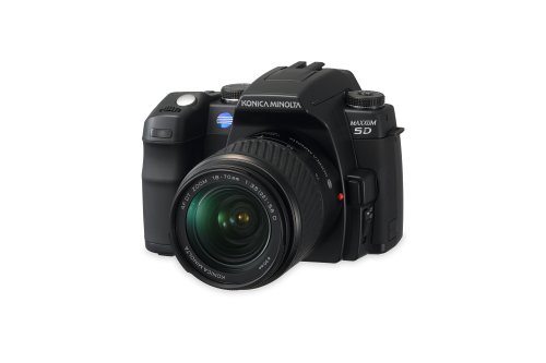 Konica Minolta Maxxum 5D 6.1MP Digital SLR Camera with Anti Shake & 18-70mm Lens