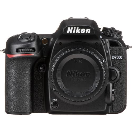 Nikon D7500 DSLR Camera with Nikon AF-P DX NIKKOR 18-55mm f/3.5-5.6G VR Lens Bundle (Renewed)