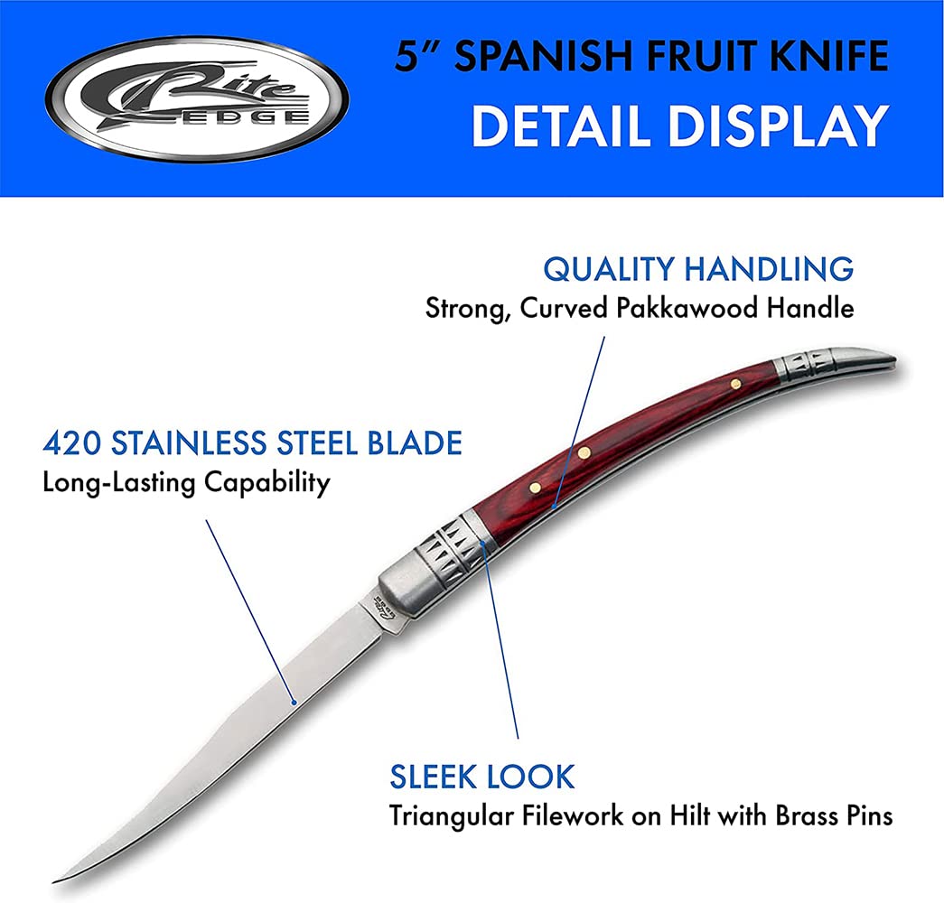 Rite Edge Szco Supplies 5-Inch Spanish Fruit Knife