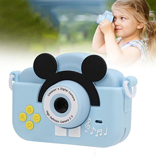 01 02 015 Kids Digital Camera, Multifunctional Comfortable 600mAh Rechargeable ABS Mini Digital Children Camera High Definition for Kids for Gifts(Sky Blue)
