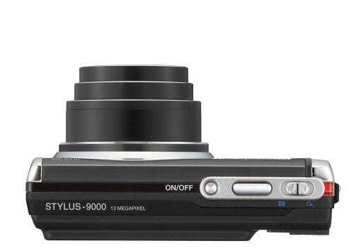 Olympus Stylus 9000 12 MP Digital Camera with 10x Wide Angle Optical Dual Image Stabilized Zoom and 2.7-Inch LCD (Black)