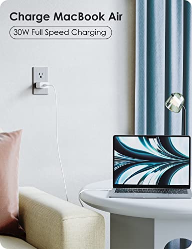 USB C Charger Block, oraimo 30W Fast Charger for MacBook Air, iPhone 14/14 Pro/14 Pro Max/13 Pro/13 Pro Max, iPad Pro, PPS Fast Charger Block for Google Pixel 7/6 Pro, Samsung Galaxy
